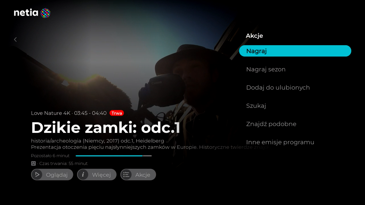 Telewizja – parametry i konfiguracja urządzeń - Netia